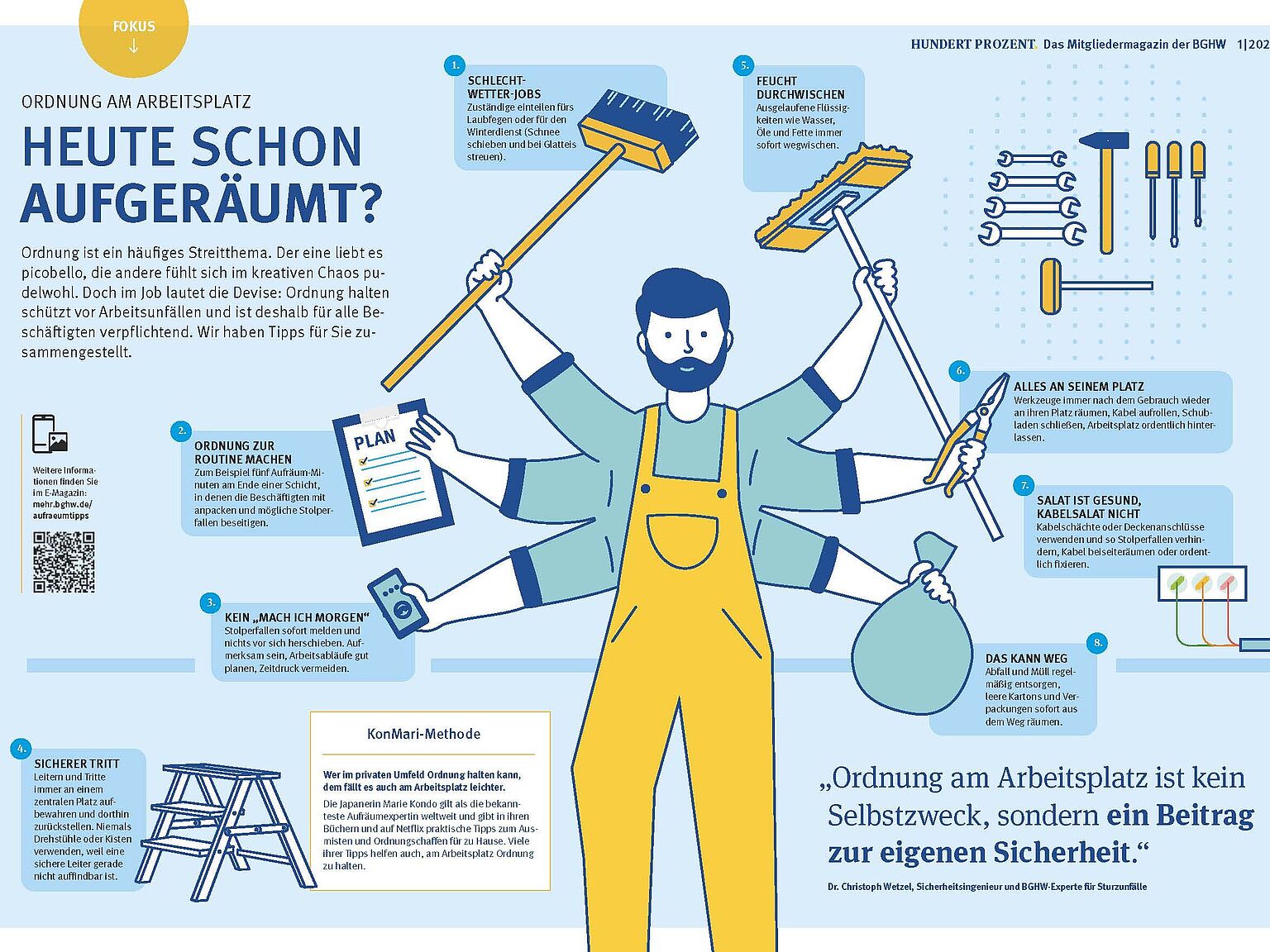 Ordnung am Arbeitsplatz - BGHW eMagazin