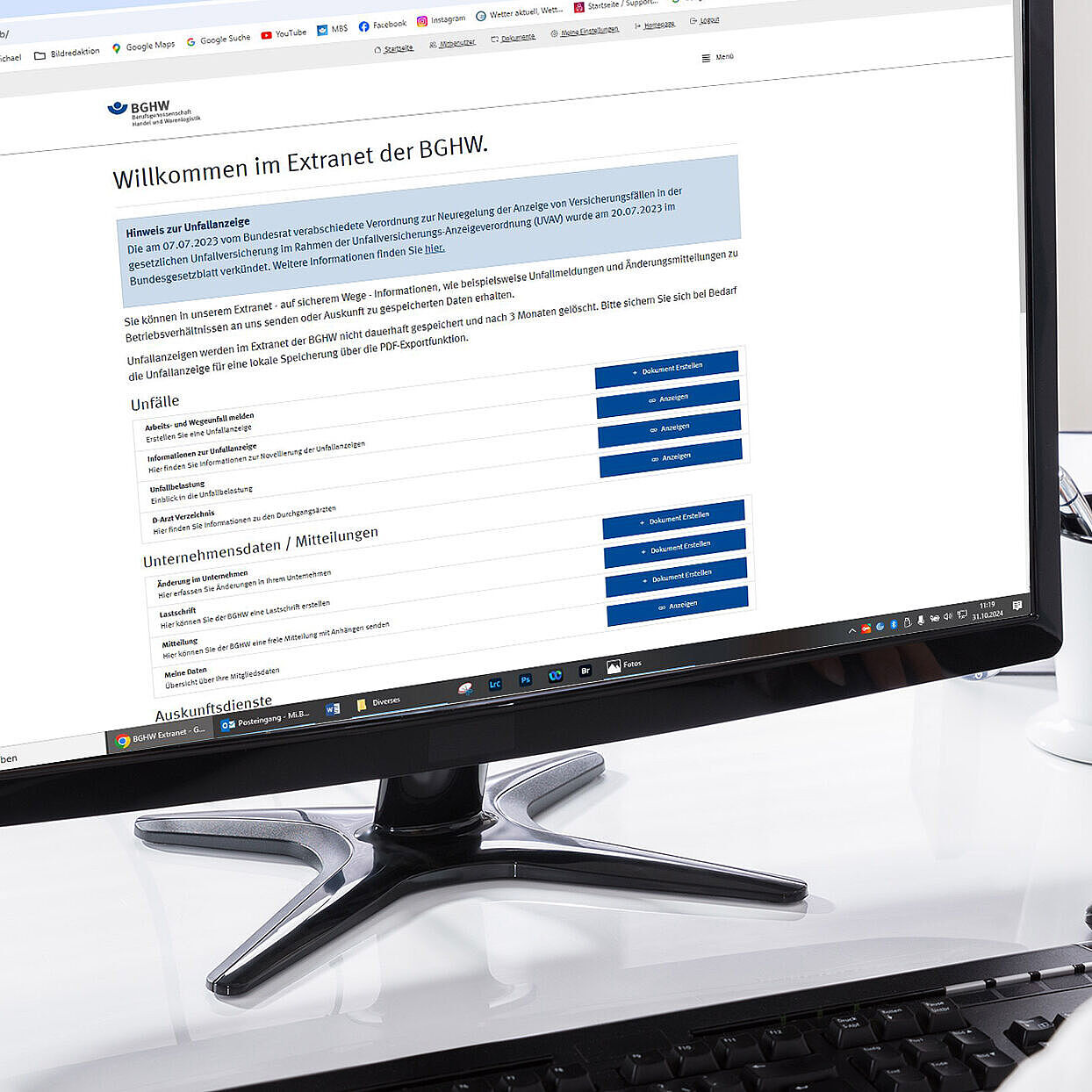 Extranet der BGHW – sicher verbunden! - BGHW eMagazin
