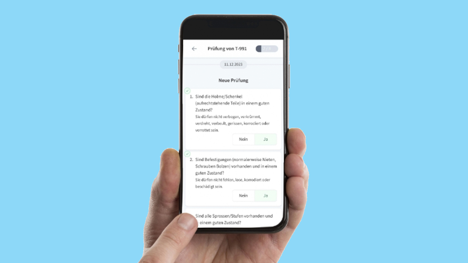 Clever prüfen mit der BGHW Leiter-Check-App - BGHW eMagazin